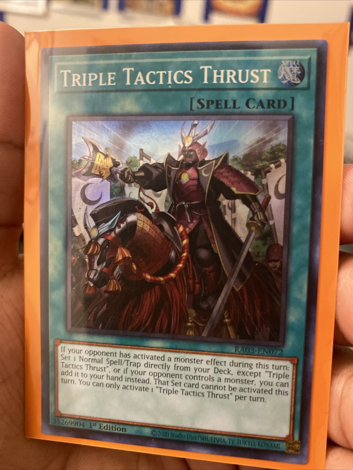 Triple Tactics Thrust RA03-EN072 (Super Rare) 1st Edition | eBay
