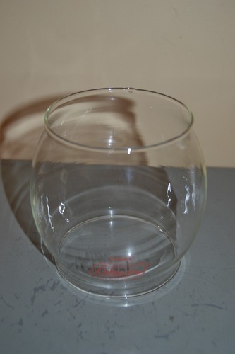VINTAGE COLEMAN LANTERN GLOBE FOR MODEL 200A PYREX RED LOGO 200.201 U.S ...