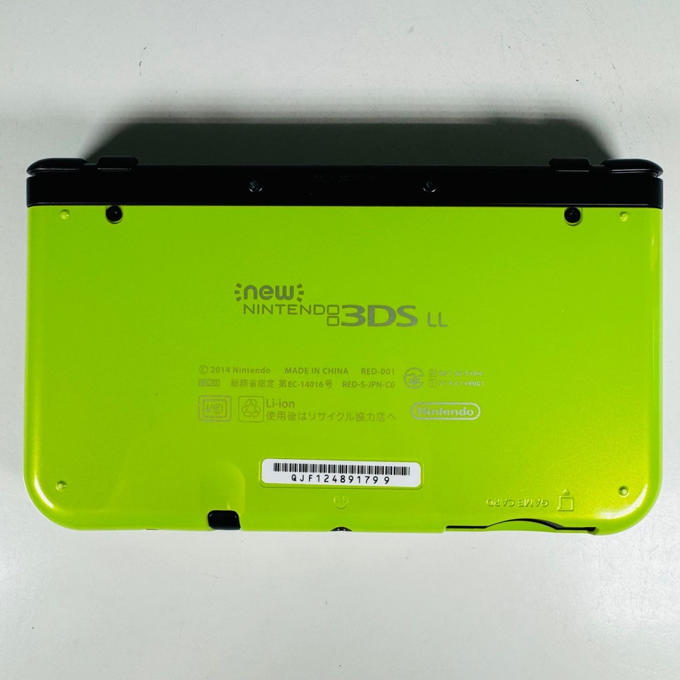 New Nintendo 3DS XL LL Lime Green Console *LCD Cracked* w/ Extras - USA ...