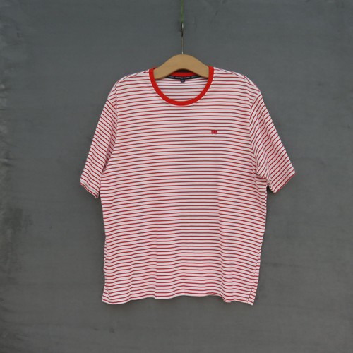 Savile Row Company Red/White Striped T-Shirt Mens XL 100% Cotton | eBay UK
