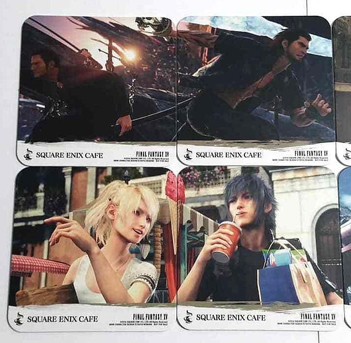 Final Fantasy XV Vol.6 Coaster Noctis Prompto Ignis Gladiolus Ravus ...