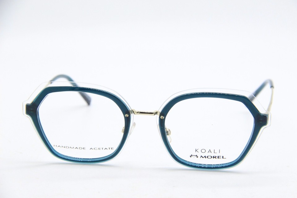 NEW MOREL KOALI 20073K VD05 BLUE GOLD AUTHENTIC FRAMES EYEGLASSES 49-21 ...