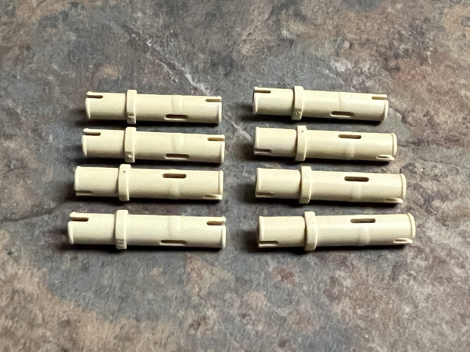 4+Tan+Lego+Technic+Pins+Long+Without+Friction+Connectors+Pegs+NXT+32556 ...