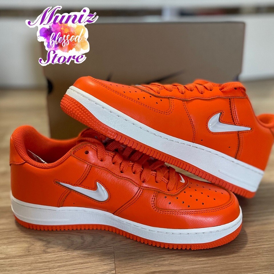OG Nike Air Force 1 Low Men Sz 8.5 Jewel Safety Orange AF1 High Retro 1 ...