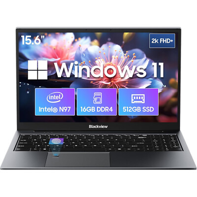 Blackview AceBook 8 Laptops 15,6" 16GB 512GB SSD 12th Intel Core N97 ...