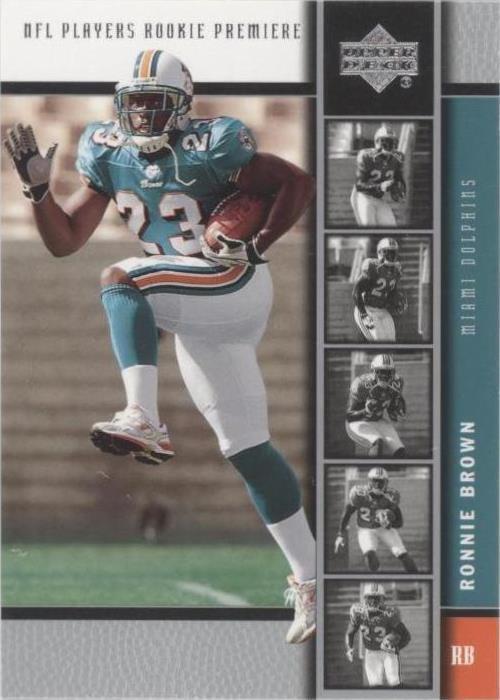 2005 Upper Deck NFL Players Rookie Premiere - Ronnie Brown #5 (RC) for ...