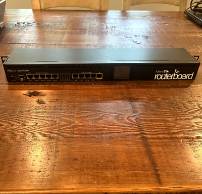 MIKROTIK RB3011UIAS-RM ROUTERBOARD 10XGIGABIT ETHERNET USB 3.0 | eBay