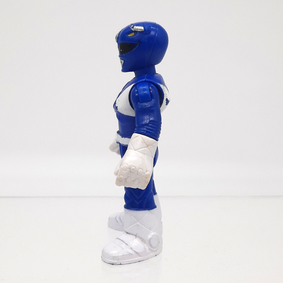 Mighty Morphin Power Rangers Imaginext Blue Ranger Action Figure Fisher ...