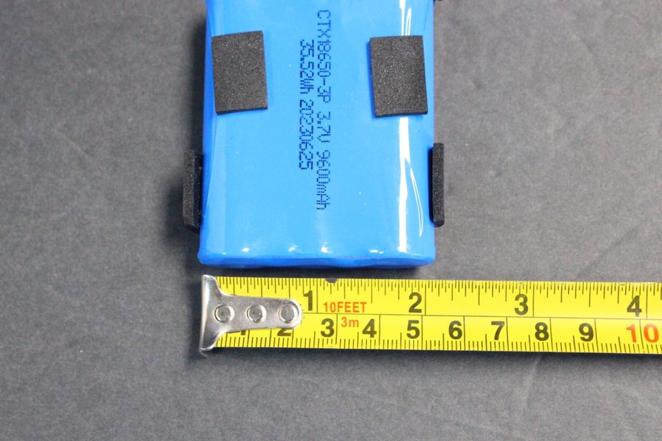 2 PCS P3.7V 9600mAh 3 Cell Lithium ion 37.0Wh Rechange Battery 2 Pin ...