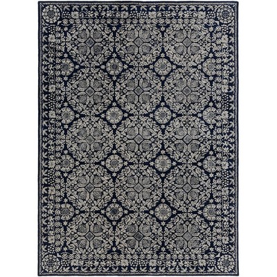 Surya SMI-2112 Smithsonian Area Rug, Dark Blue/Light Gray | eBay