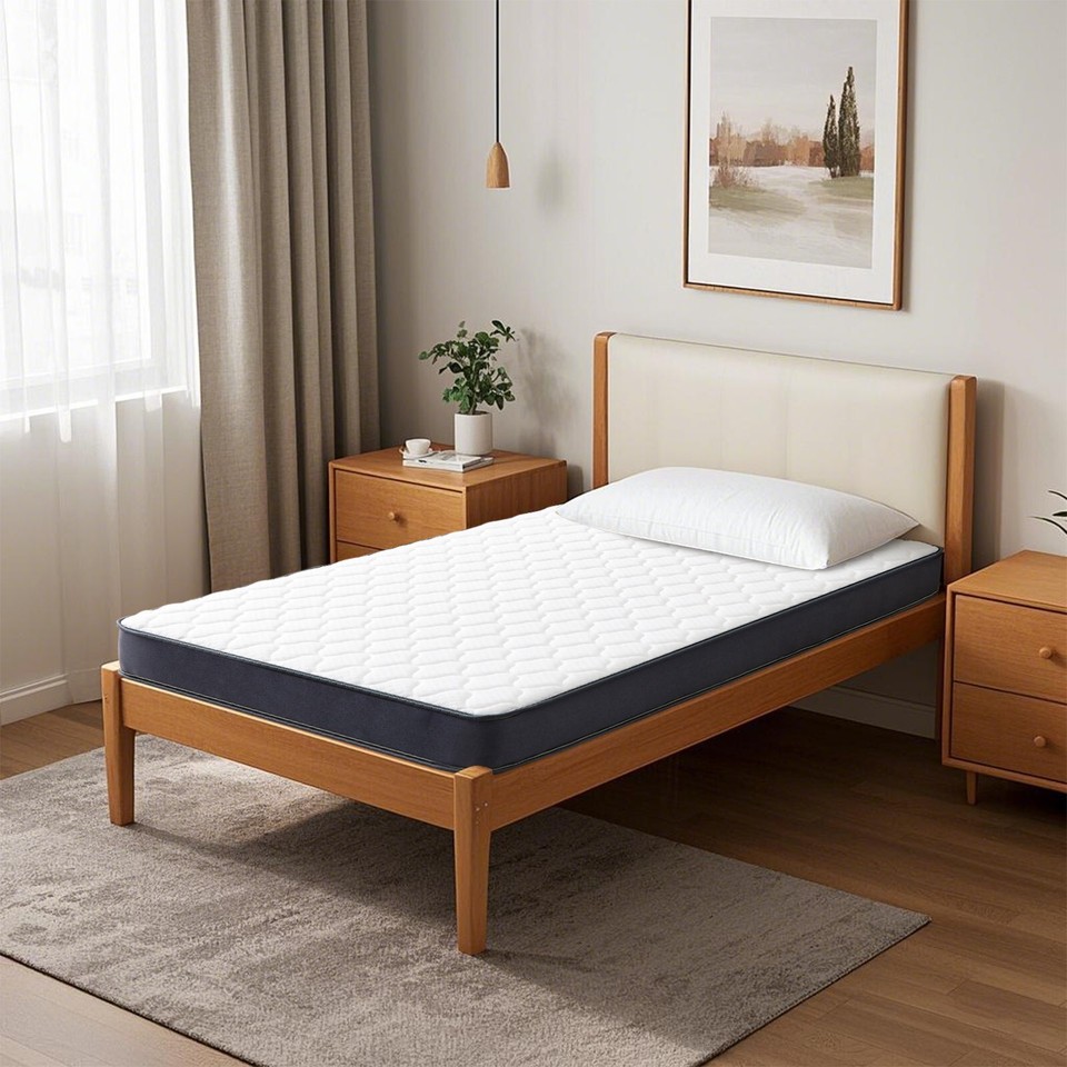 Coolsense Double Breathable Gel Memory Foam Spring Hybrid Mattress Semi ...