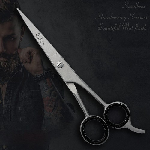 Sharp Hair Cutting Scissors for Barbers & Home Groomer | Beard Trimming ...