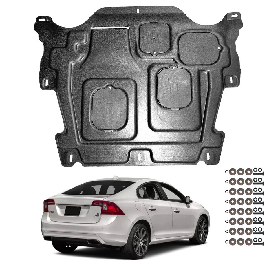 For Volvo S60 2011-2018 1.6T Auto Under Engine Cover Chassis Guards ...