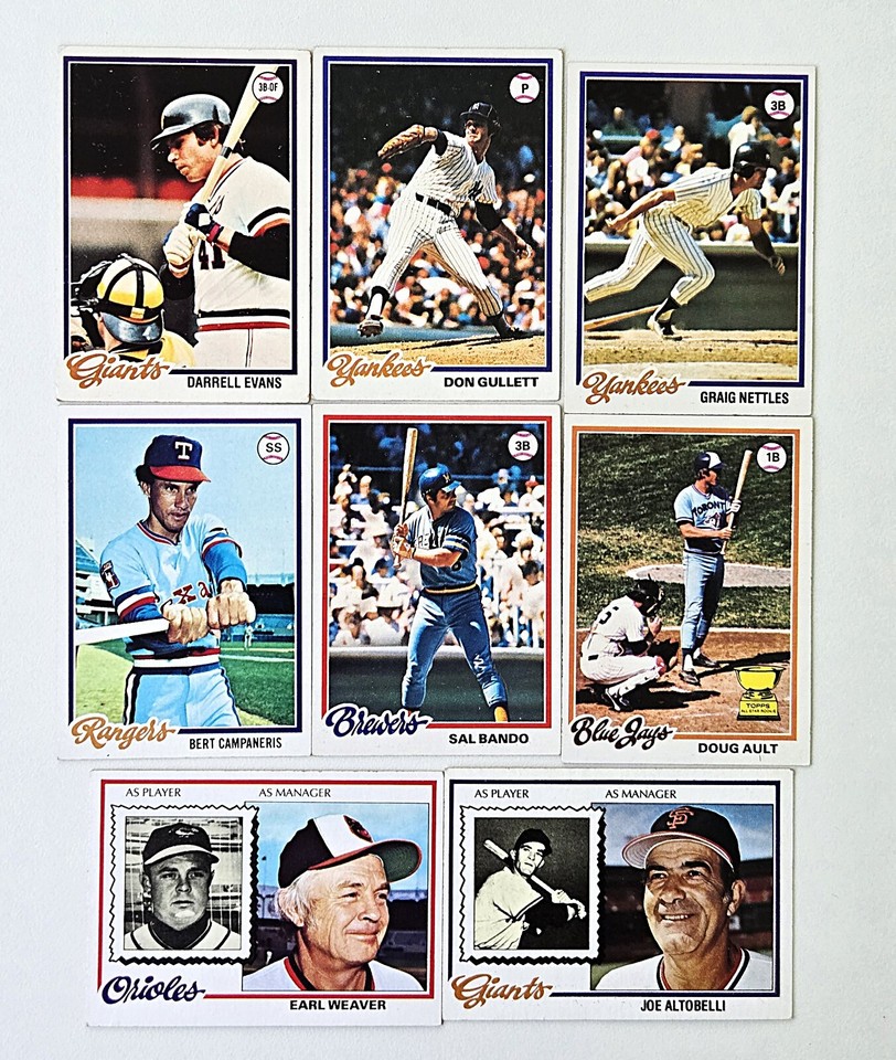 1978 VINTAGE Topps Baseball Cards you pick # 153-299 | eBay