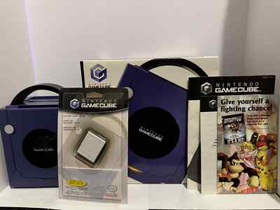 Nintendo Indigo GameCube Console System Complete in Box CIB w/ new ...