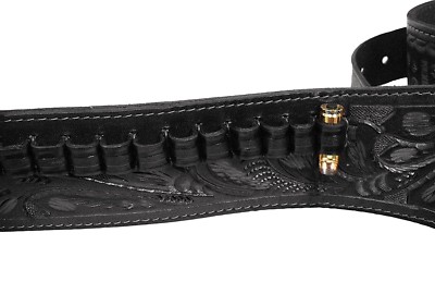 Ammo Belt / Cartridge Belt - 38 357 .38 .357 caliber Cowboy Revolver ...