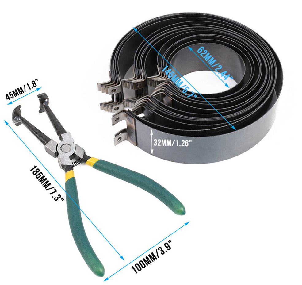 Piston Ring Pliers Compressor Tool Set 14Pcs Piston Rings Car Truck ...