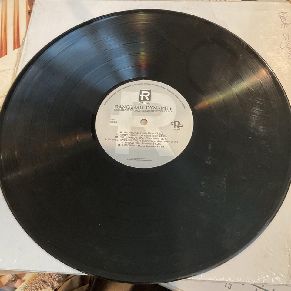 Dancehall Dynamite (Explosive Sounds Straight From Yard) 1998 LP 1719-1 ...