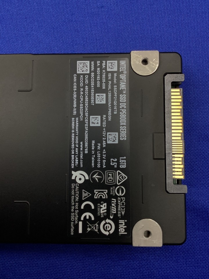 SSDPF21Q016TB01 Intel Optane DC P5800X Series 1.6TB 2.5in PCIe x4, 3D ...