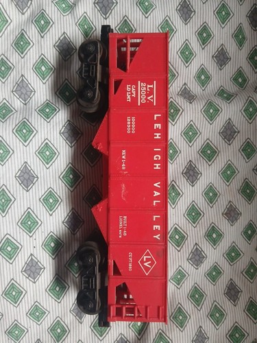 Lionel 6476 Lehigh Valley Hopper O Gauge RED Vintage Model Railroad ...