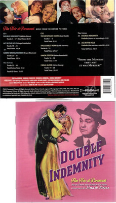 Intrada cd Film Noir At Paramount Double Indemnity soundtrack like new ...