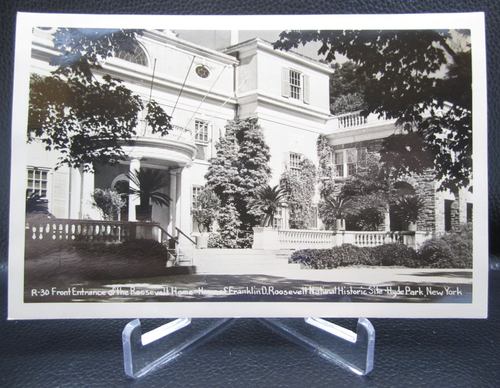 Vtg Front Entrance of FDR Home National Historic Site Hyde Park NY ...