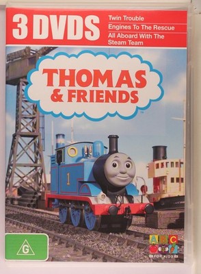 Thomas & Friends - Twin Trouble/Engines to The Rescue/All Aboard (DVD ...