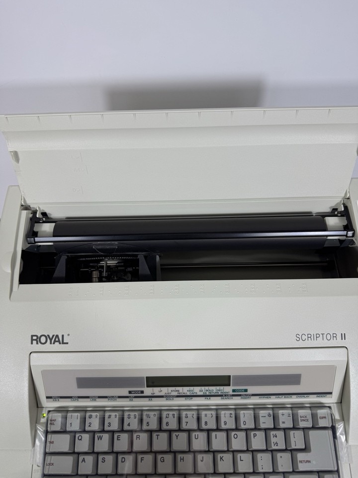 Royal Scriptor II 2 Electronic Typewriter AX-160 Keyboard Label - New ...