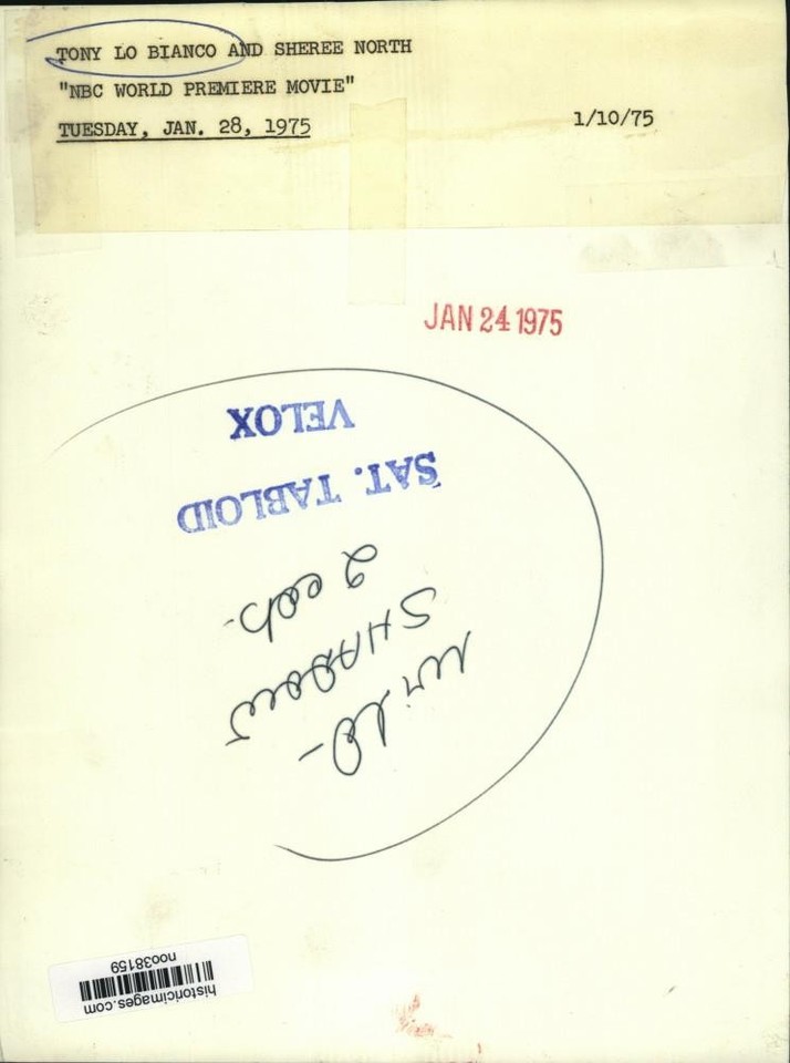 1975 Press Photo Tony Lo Bianco and Sheree North - noo38159 | eBay