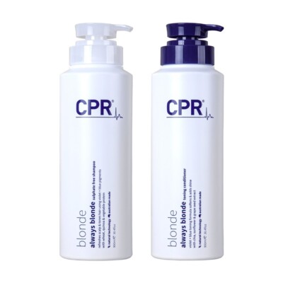 CPR Blonde Always Blonde Sulphate Free Shampoo and Conditioner 900ml ...
