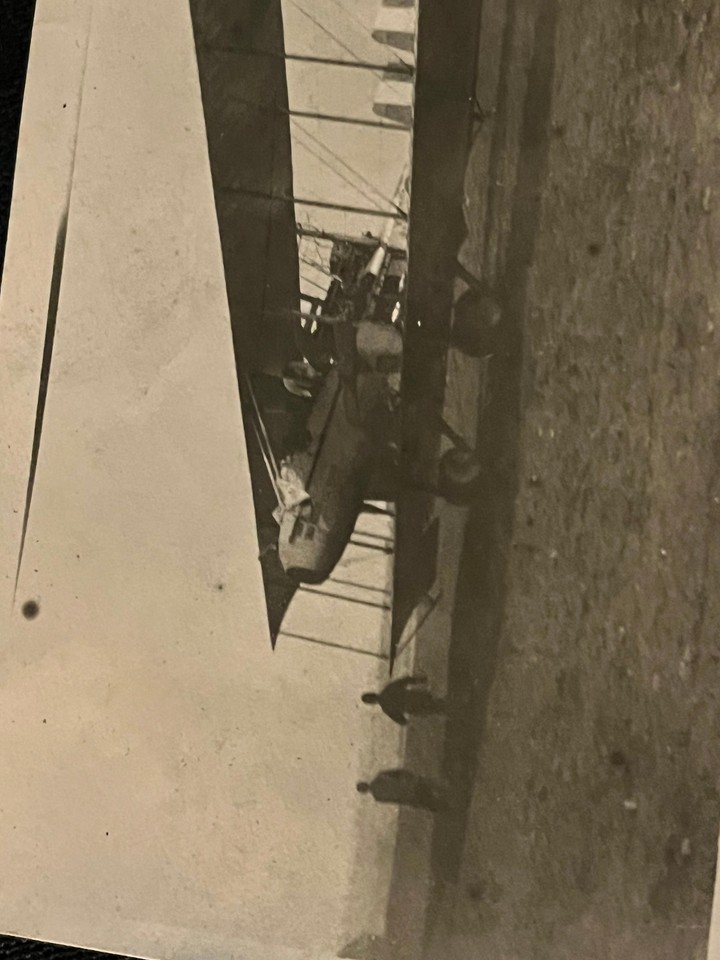 WW1 AEF Aero 157th 1918 Italian Caproni plane crew at Chatillon-sur ...