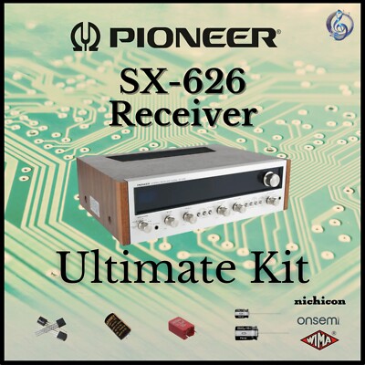 Pioneer SX-626 Receiver Ultimate Upgrade Kit Genuine Parts Restoration ...