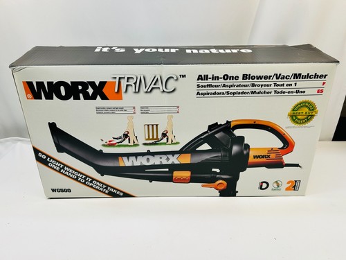 Brand New! WORX WG500 TRIVAC Leaf Blower Mulcher Vacuum All in One | eBay