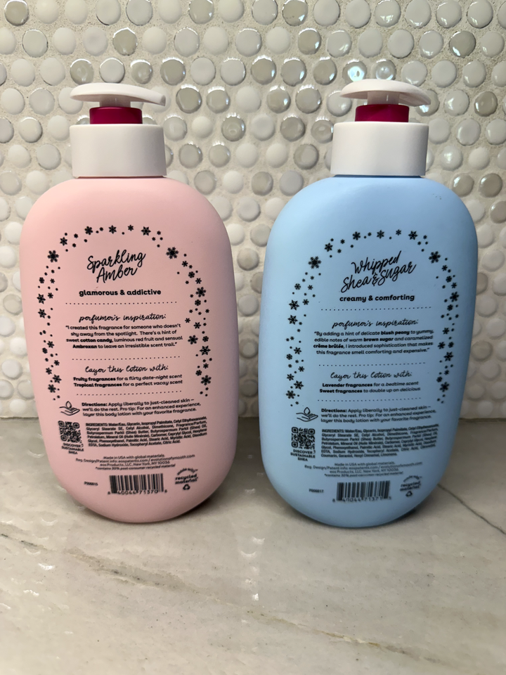 NEW EOS Limited Edition Holiday Treats Set of Two (2) Lotions 16 fl oz ...