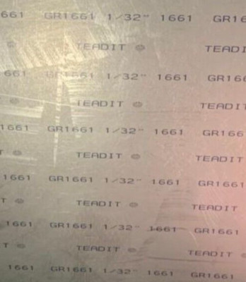 Teadit Expanded Graphite Sheet, 1/32" x 1 m x 1 m, GR1661 model number ...