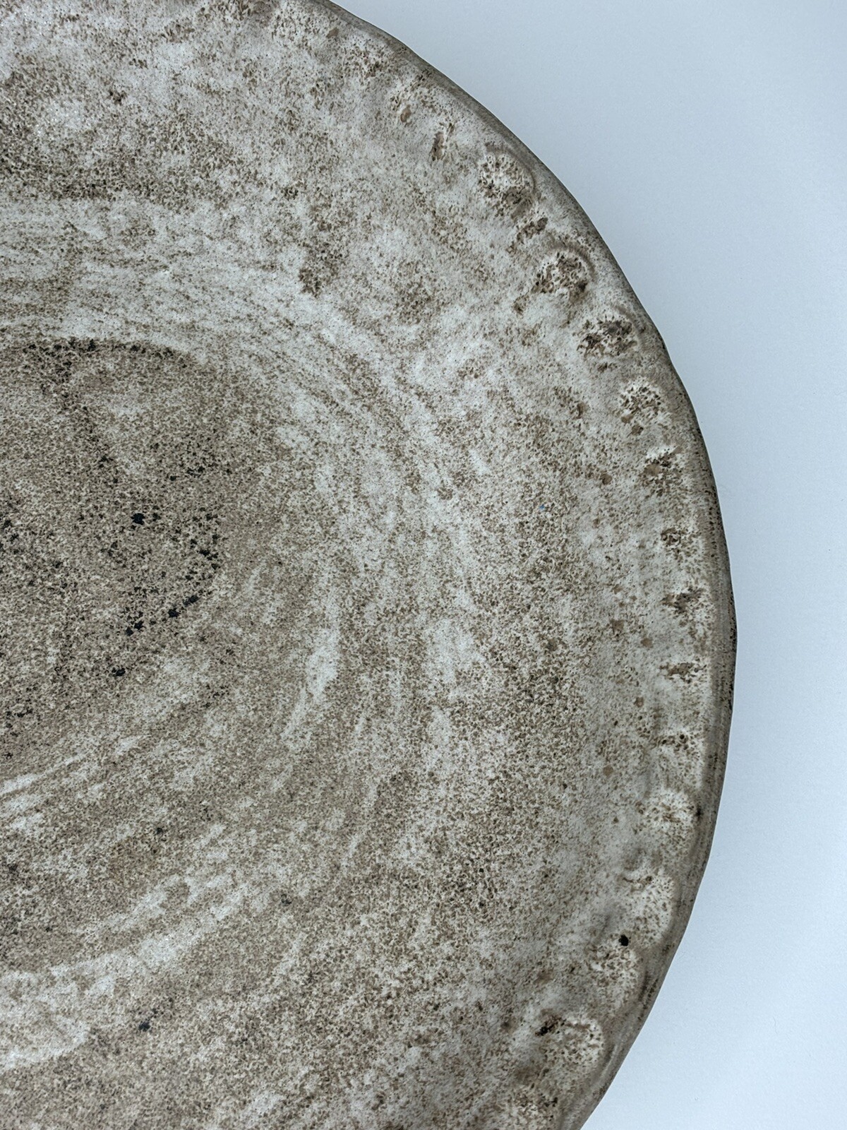 McCarty Pottery Mississippi Large Lee Signed Thumbprint Platter | eBay