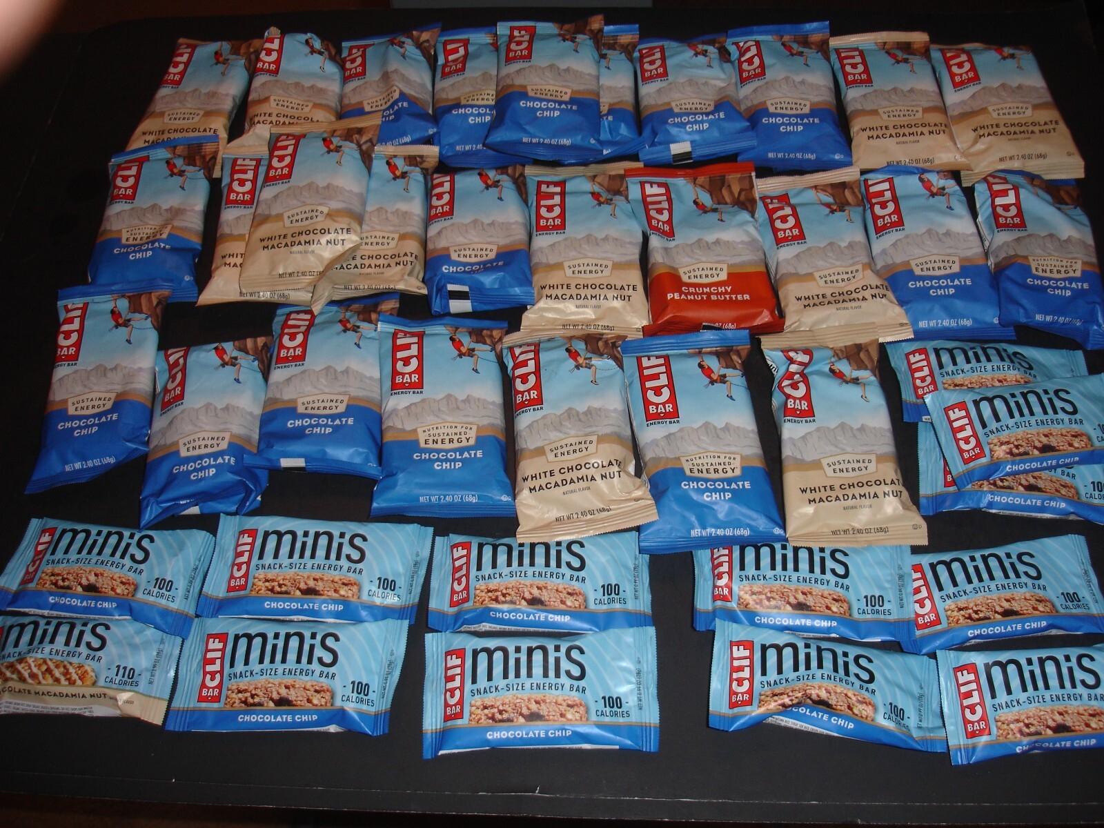 40 CLIFF,CLIFF MINIS,ASSORTED ENERGY BARS ,NEW SEALED | eBay