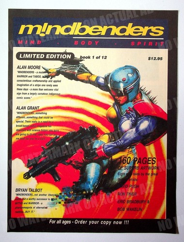 Mindbenders MBS Mind Body Spirit Comics 1993 Print Magazine Ad Poster ...