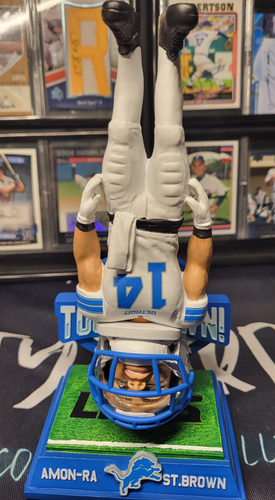 Amon-Ra St Brown FOCO Bobblehead 🔥 Headstand Touchdown #d /124 🔥 ...