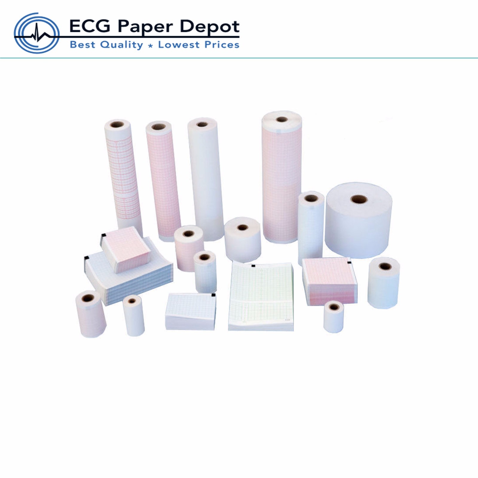 ECG EKG Thermal Paper BURDICK 007983 10 PACK (2000 SHEETS) | eBay