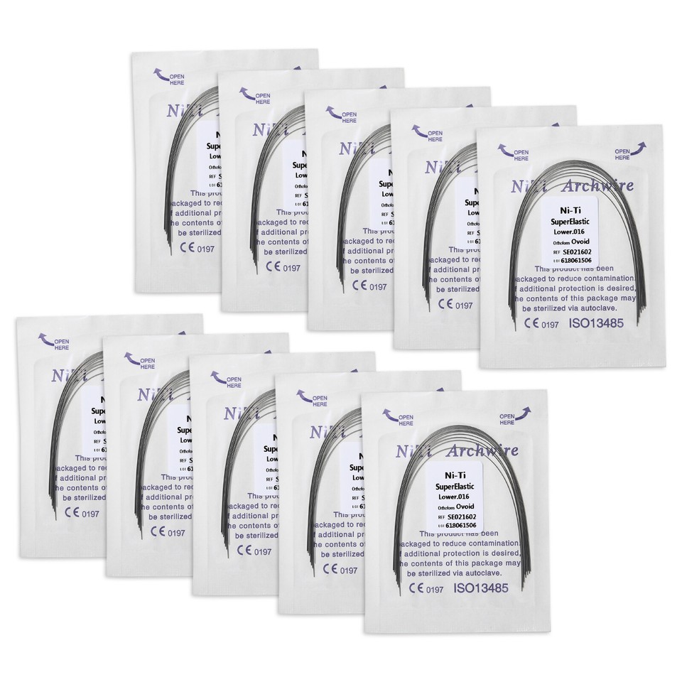 Dental Super Elastic Niti Round Arch Wires Arch Wire for Bracket Braces ...