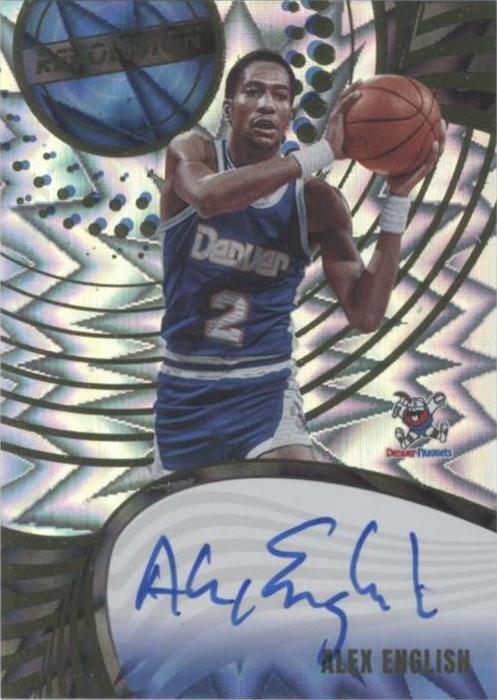 2023-24 Panini Revolution - Autographs Alex English #A-AED Fractal /75 ...