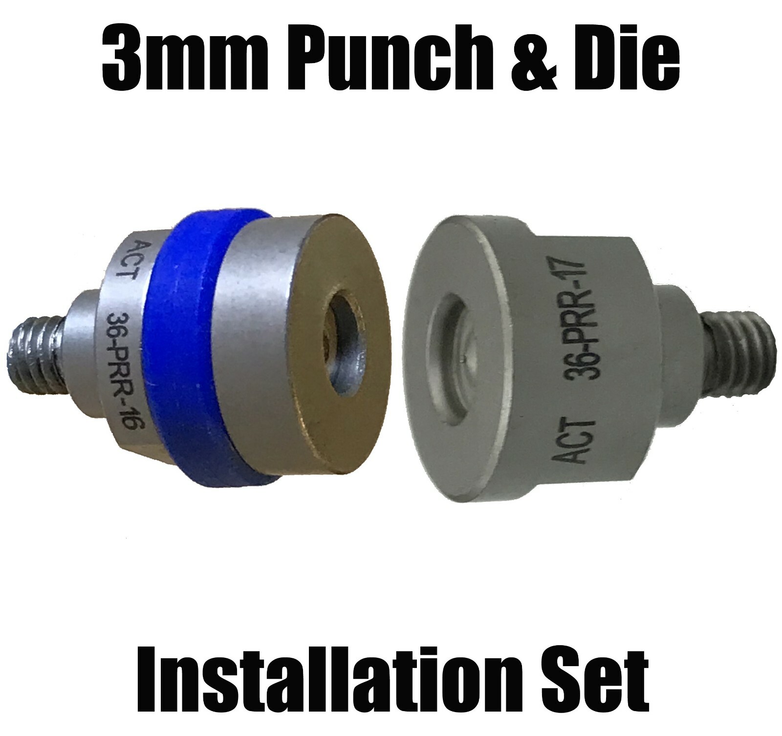 Self Piercing Rivet Gun. 3mm Punch and Die installation set. SPR-12, PR ...