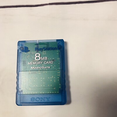 Sony Playstation 2 PS2 Official OEM MagicGate 8mb Memory Card Genuine ...