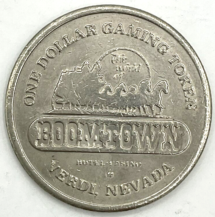 Vintage Casino $1 Gaming Token Boomtown Verdi NV Used | eBay