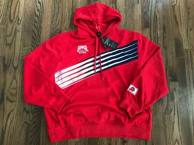 60 $150 Nike Force KMA Basketball Hoodie Men’s Size XXL Red New CK6388 ...