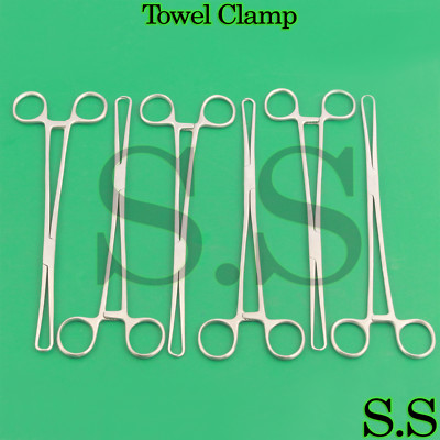 6 Towel Clamp 10" Surgical &Veterinary Instruments | eBay