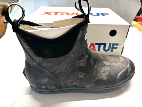 Xtratuf Women's 6 Inch Ankle Deck Boot - Black Camo 86189153744| eBay