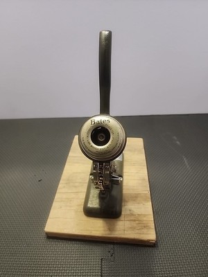 Vtg Bates Eyelets Automatic Eyeleter Hand Press Punch Press Tool | eBay