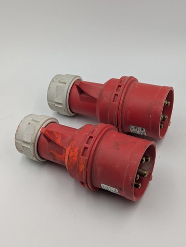 ABL Sursum S52S30A 30A-6H/220/415V 5-Pin Plug Connector 4P5W, Used Lot ...